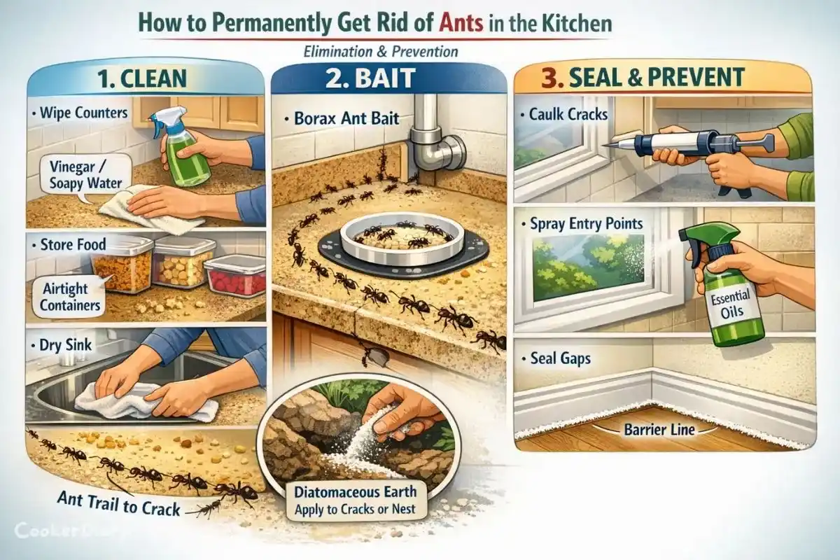 How to Get Rid of Ants in Kitchen Fast