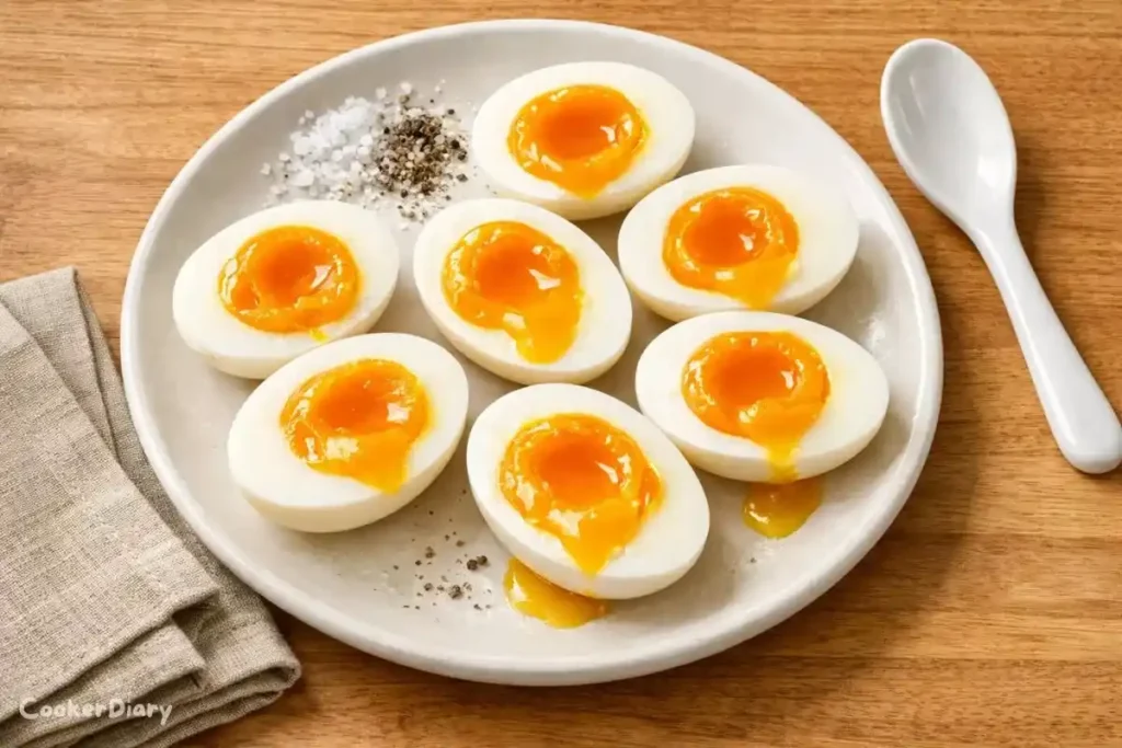 Easy Jammy Eggs Recipe for Beginners - Cooker Diary