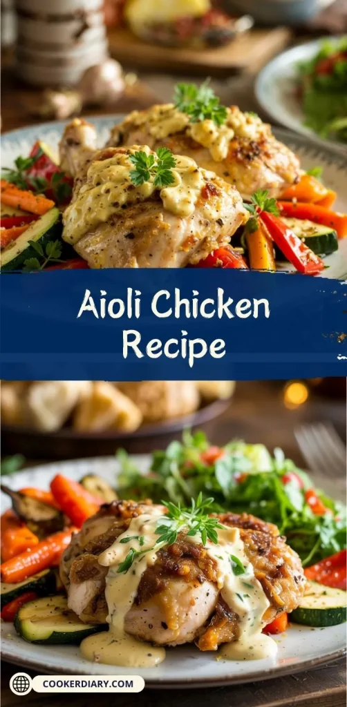Easy Aioli Chicken Recipe – A Creamy Dinner in Minutes