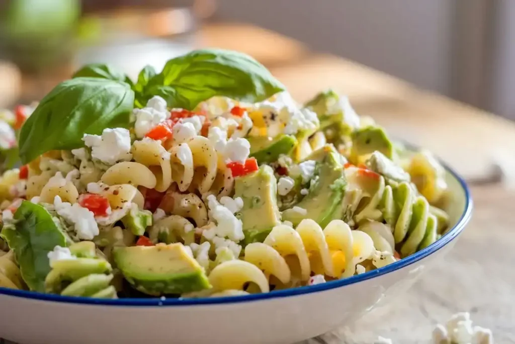 Avocado Feta Pasta