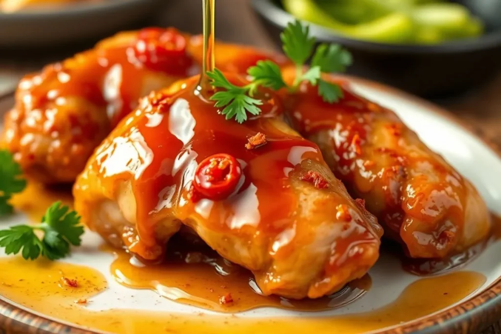 Honey Chicken Recipe with a Garlic Kick