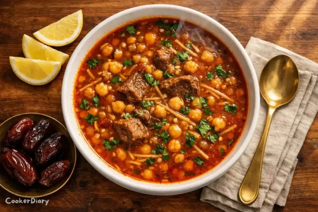 Moroccan Harira Soup Recipe - Cooker Diary