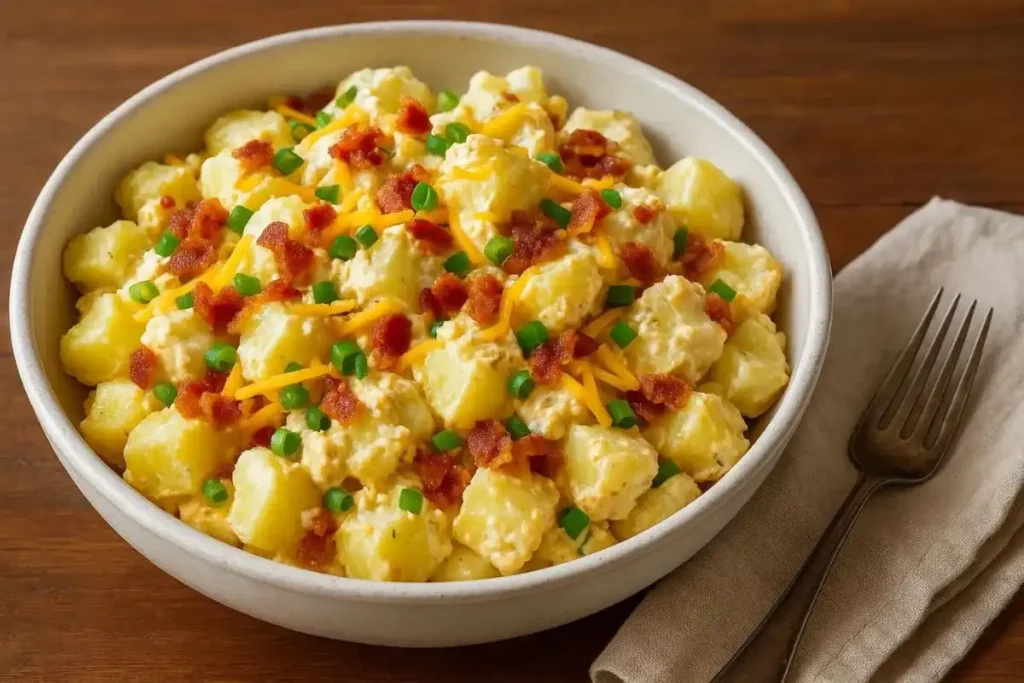 Loaded Potato Salad Recipe That Will Steal the Show - Cooker Diary
