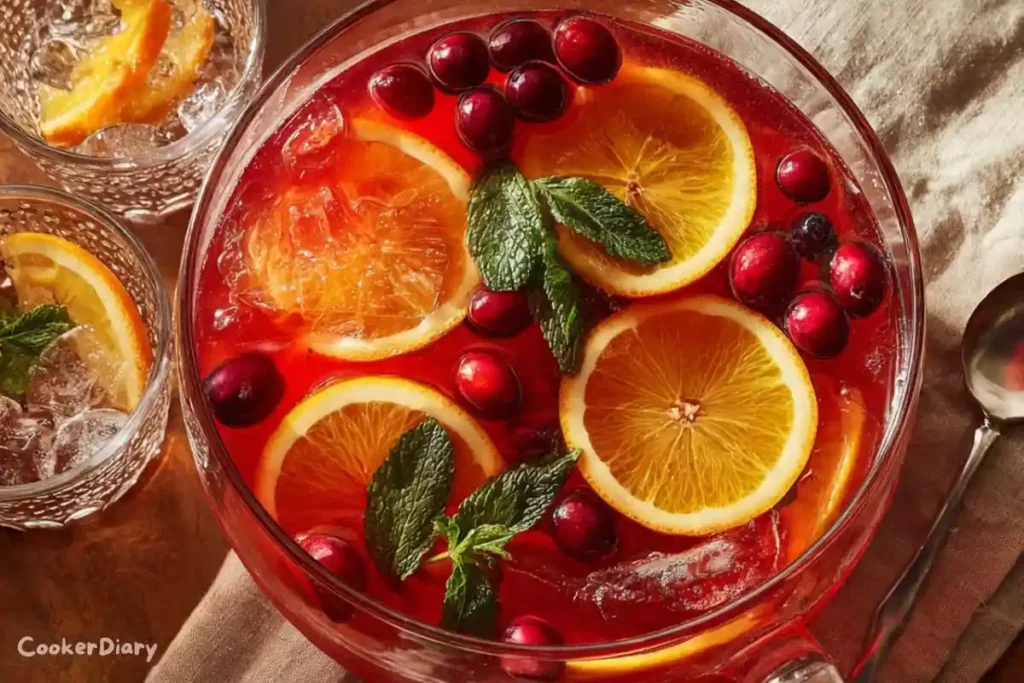 Non-Alcoholic Christmas Punch Recipe - Cooker Diary