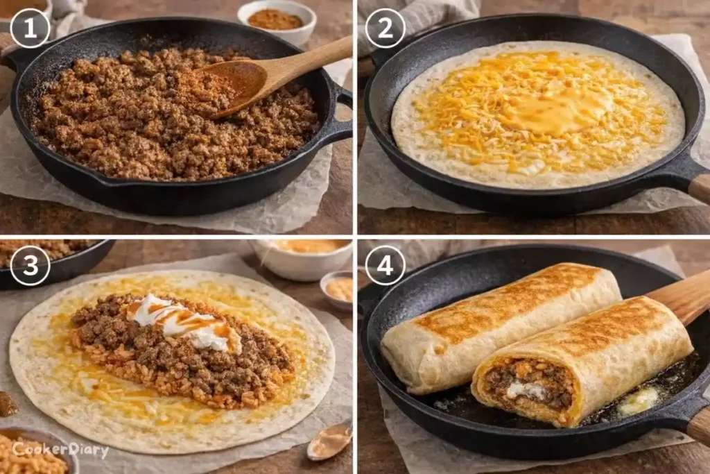 Taco Bell Quesarito Recipe - Cooker Diary