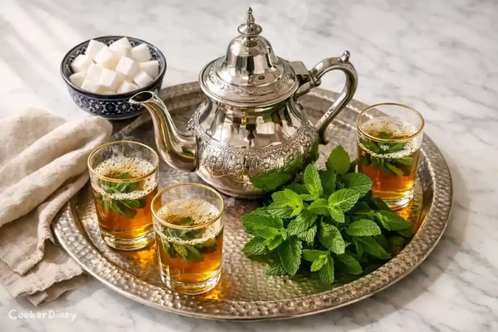 Moroccan Mint Tea Recipe - Cooker Diary