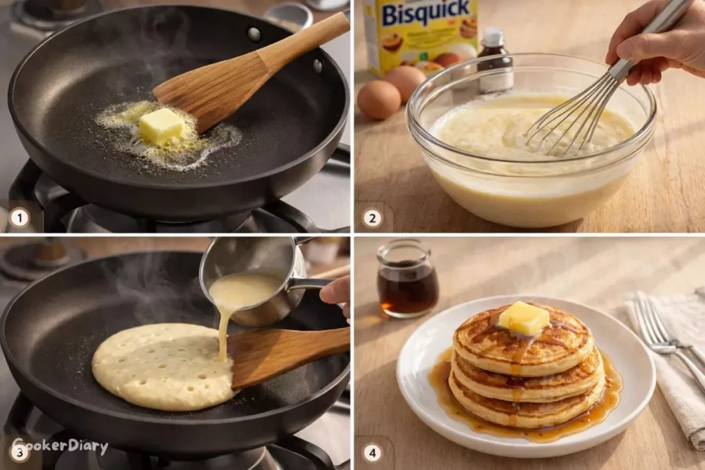 Easy Bisquick Pancake Recipe - Cooker Diary