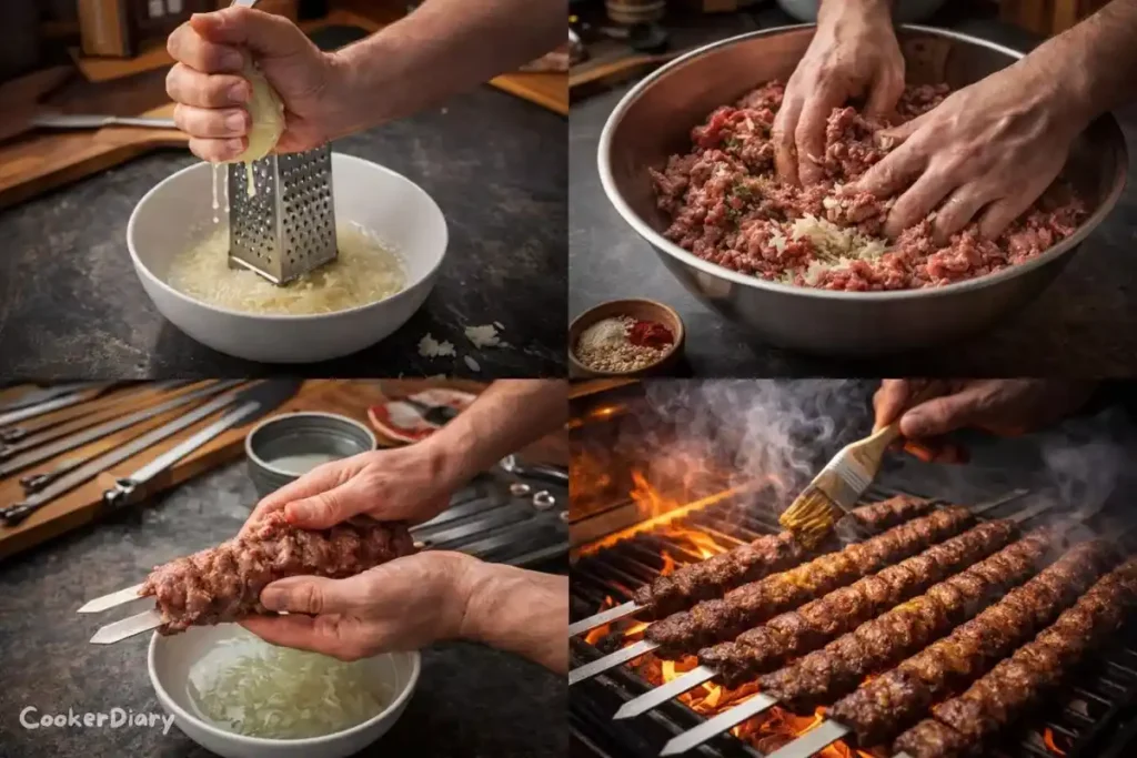Iranian Kebab Koobideh Recipe - Cooker Diary